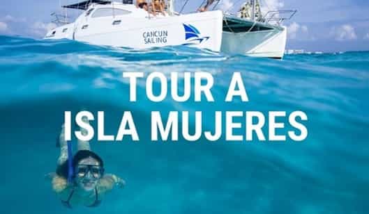 Book the Best Sailing Tour to Isla Mujeres | Snorkeling, and Open Bar